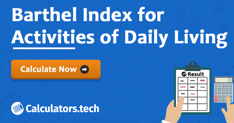 Barthel Index for Activities of Daily Living