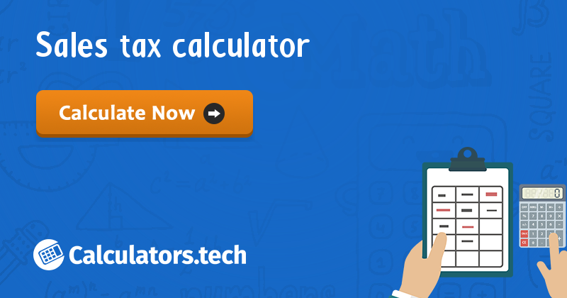 Sales tax calculator